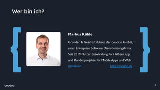 Skalierbare Flutter Architektur - eine Einführung | PPT