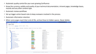 Better Content Archiving for Confluence | PPT