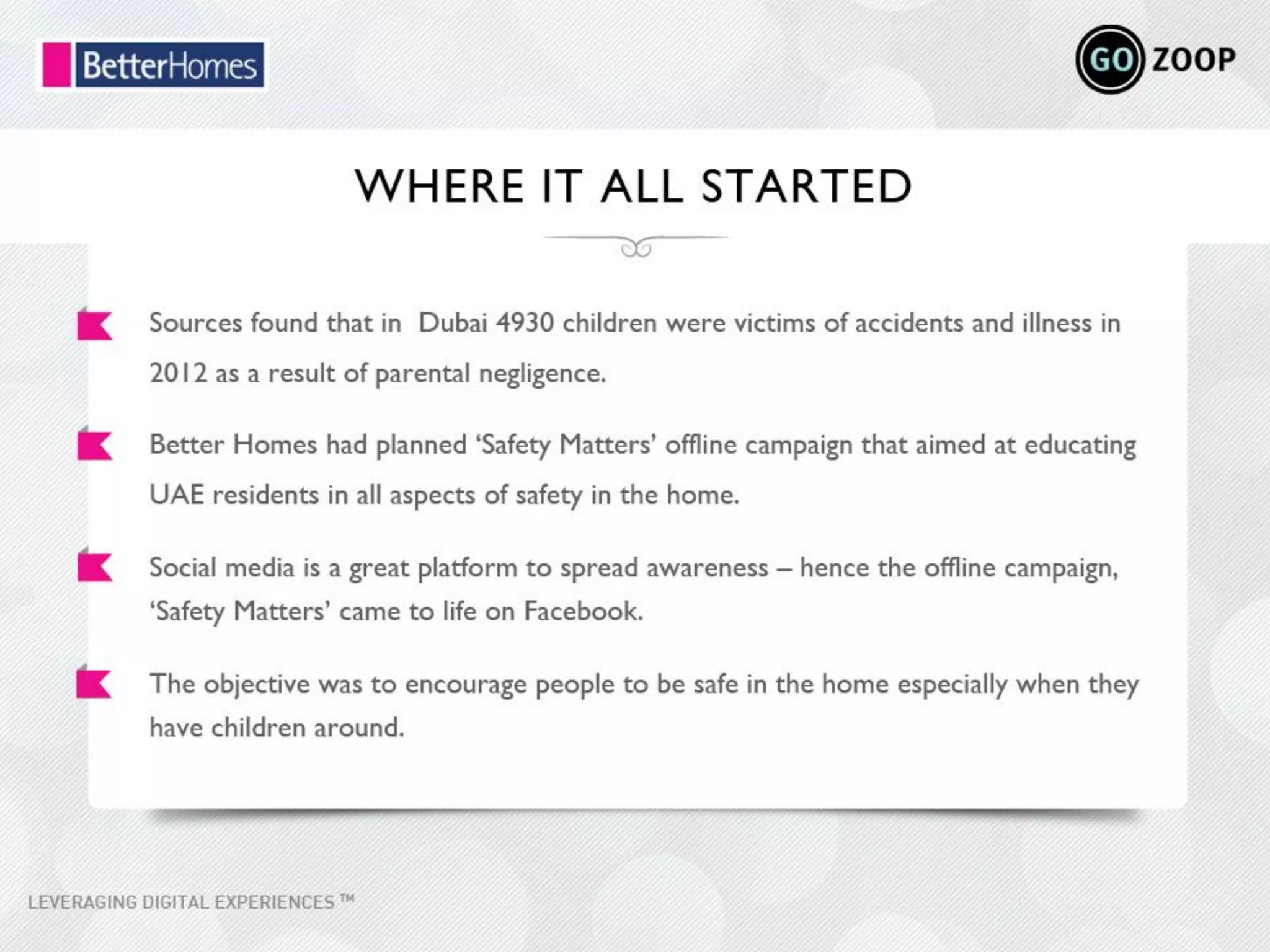 Better Homes - Safety Matters Facebook Campaign | PDF