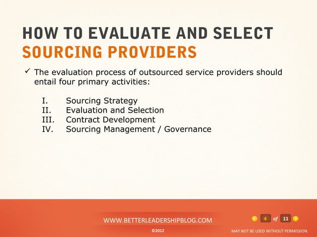 Vendor Selection Best Practices - Crowe Mead | PPT