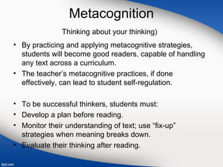 Better learning through better thinking | PPT