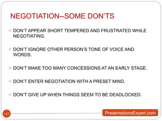 Better Negotioation | PPT