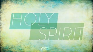 Better Off Now: The Spirit Who Transforms Us | PPT