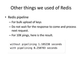 Better performance using redis | PPT