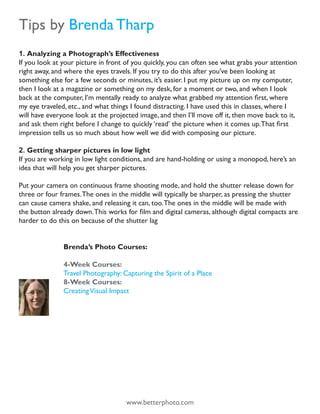 Better photo tips | PDF