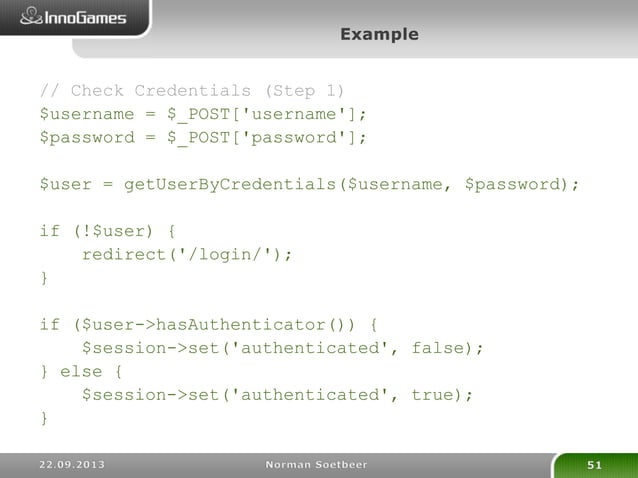 Better Security With Two Factor Authentication Php Unconference 2013