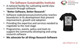 Better Software, Better Practices, Better Research | PPT