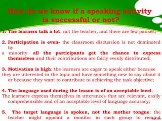 Better teaching methods, better speakers | PPT