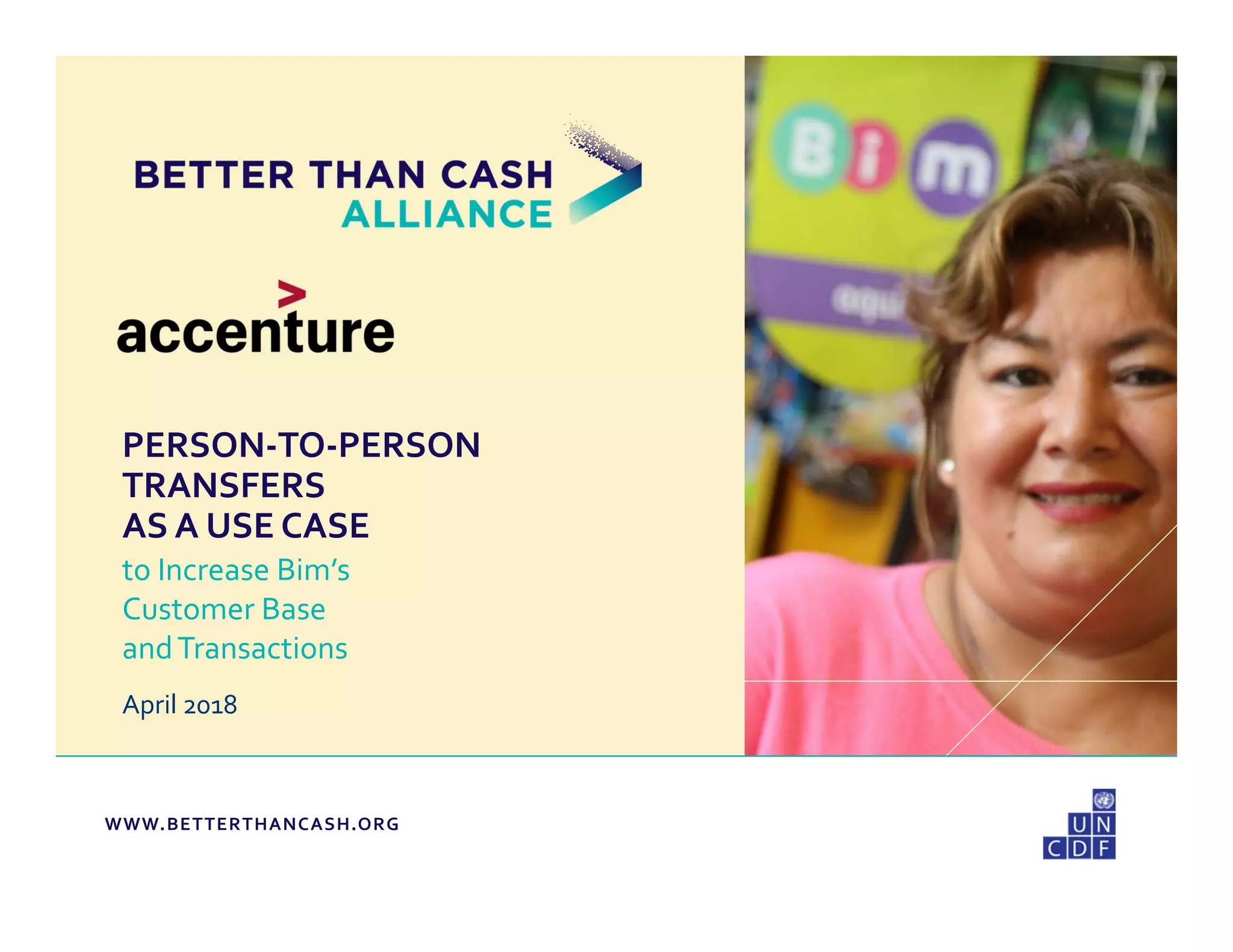 Peru: Person-to-person transfers as a use case to increase Bim’s customer base and transactions ...