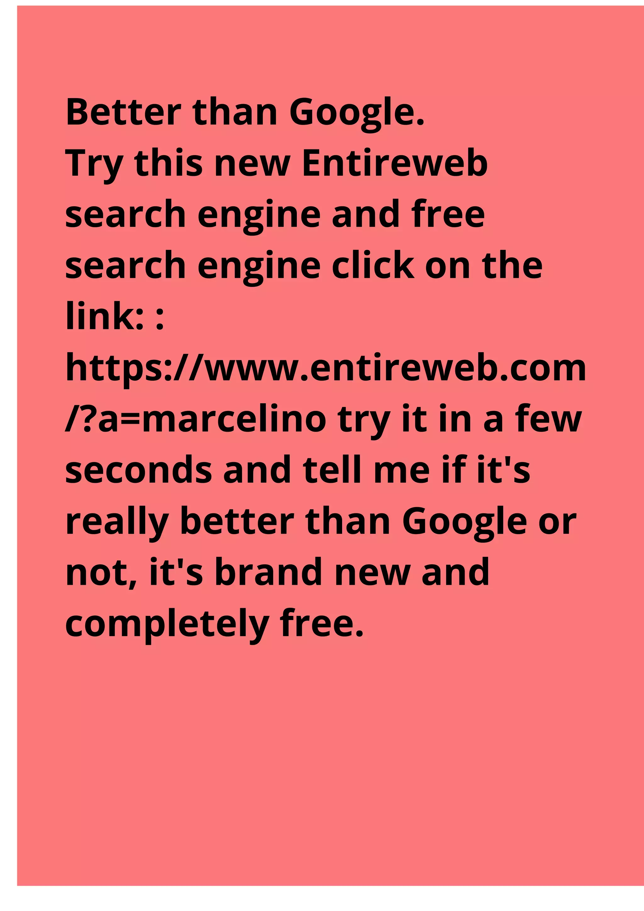Better than google | PDF
