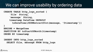 Better than you think: Handling JSON data in ClickHouse | PPT