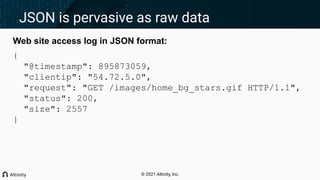 Better than you think: Handling JSON data in ClickHouse | PPT
