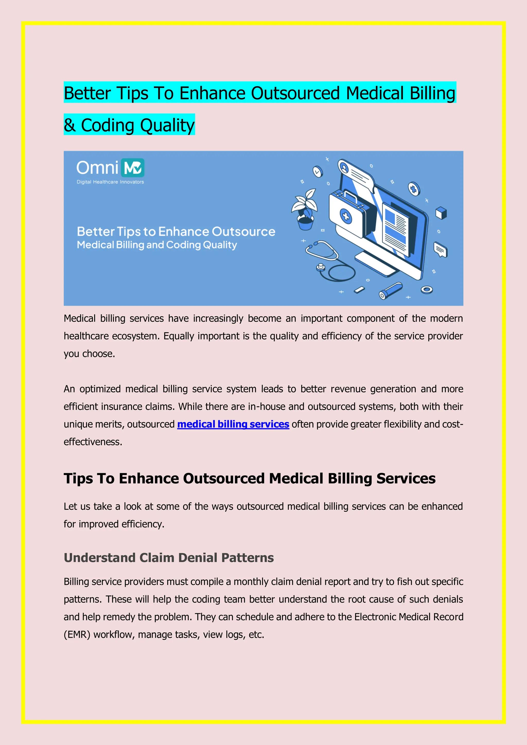 Better Tips To Enhance Outsource Medical Billing & Coding Quality.pdf ...