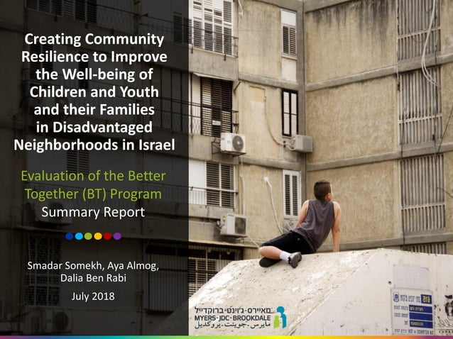 Creating Community Resilience to Improve Children's Well-being in ...