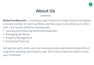 Better turnkey - a better way to invest | PPTX