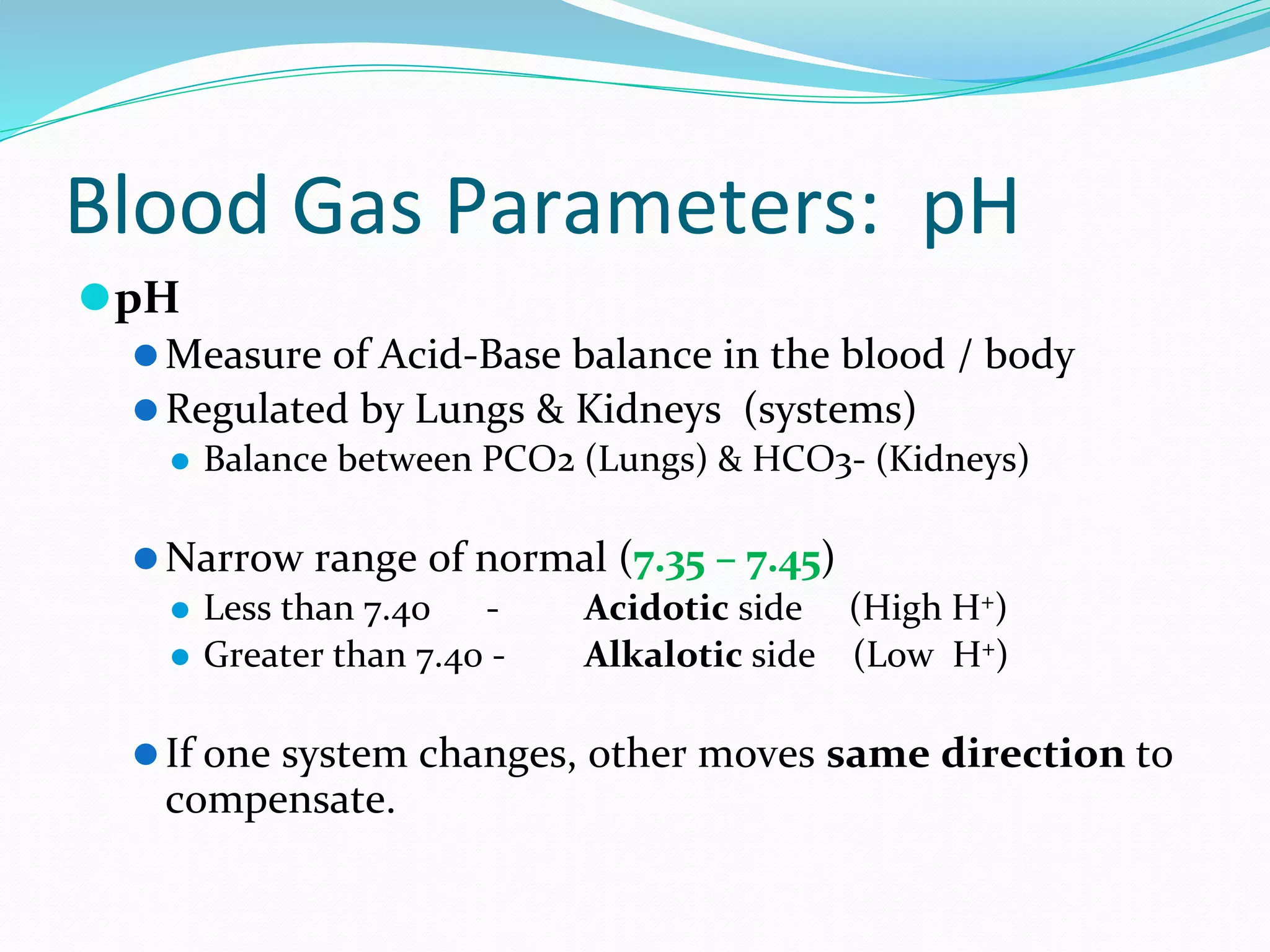 Better understanding of blood gases | PPTX