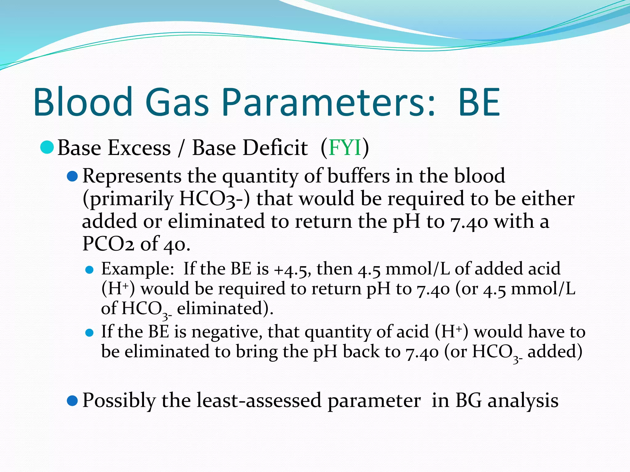Better understanding of blood gases | PPTX