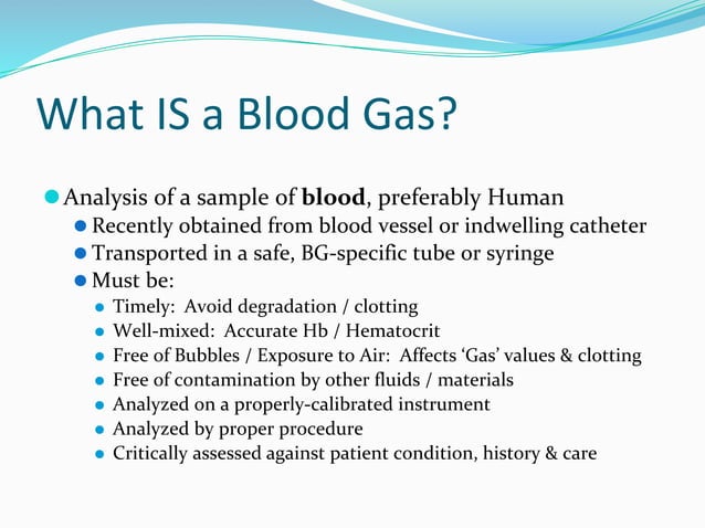 Better understanding of blood gases | PPT
