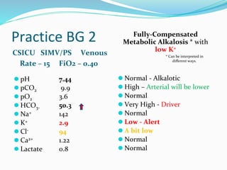 Better understanding of blood gases | PPTX