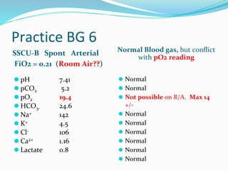 Better understanding of blood gases | PPTX