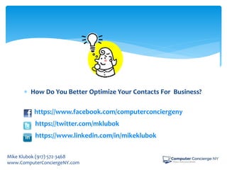 Better Use Your Contacts App For More Business | PPTX