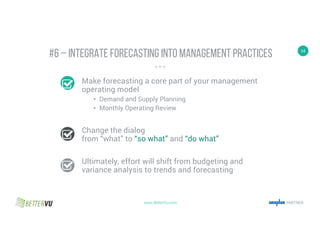 6 forecasting best practices for smart businesses | Anaplan and ...