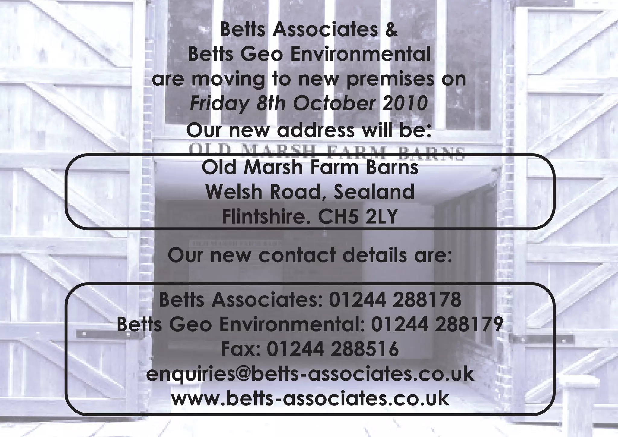 Betts Contact Details | PDF