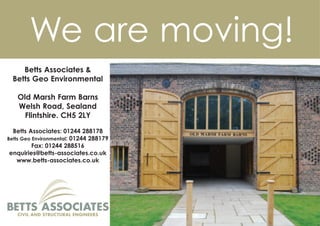 Betts Contact Details | PPT
