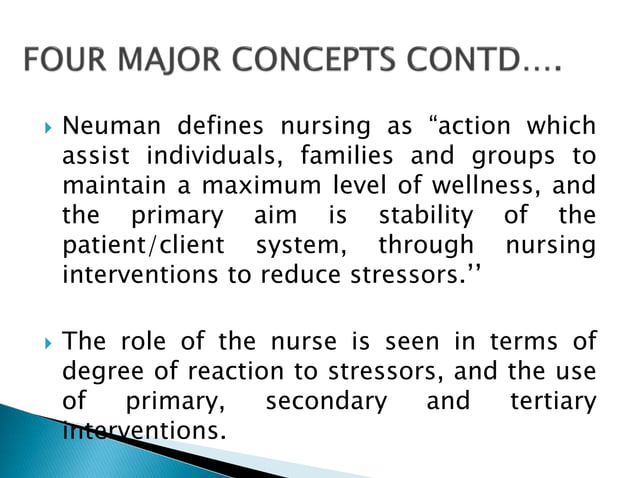 nursing theory application of betty Neuman theory | PPT