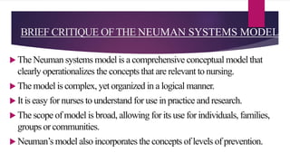 The Betty Neuman theory - Easy to understand ,The Neuman Systems Model ...