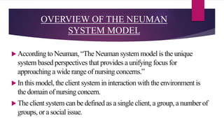 The Betty Neuman theory - Easy to understand ,The Neuman Systems Model ...