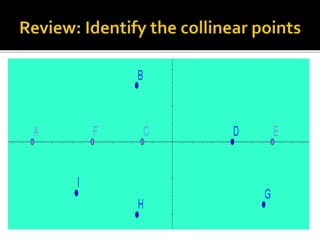 Betweeness & collinearity | PPTX