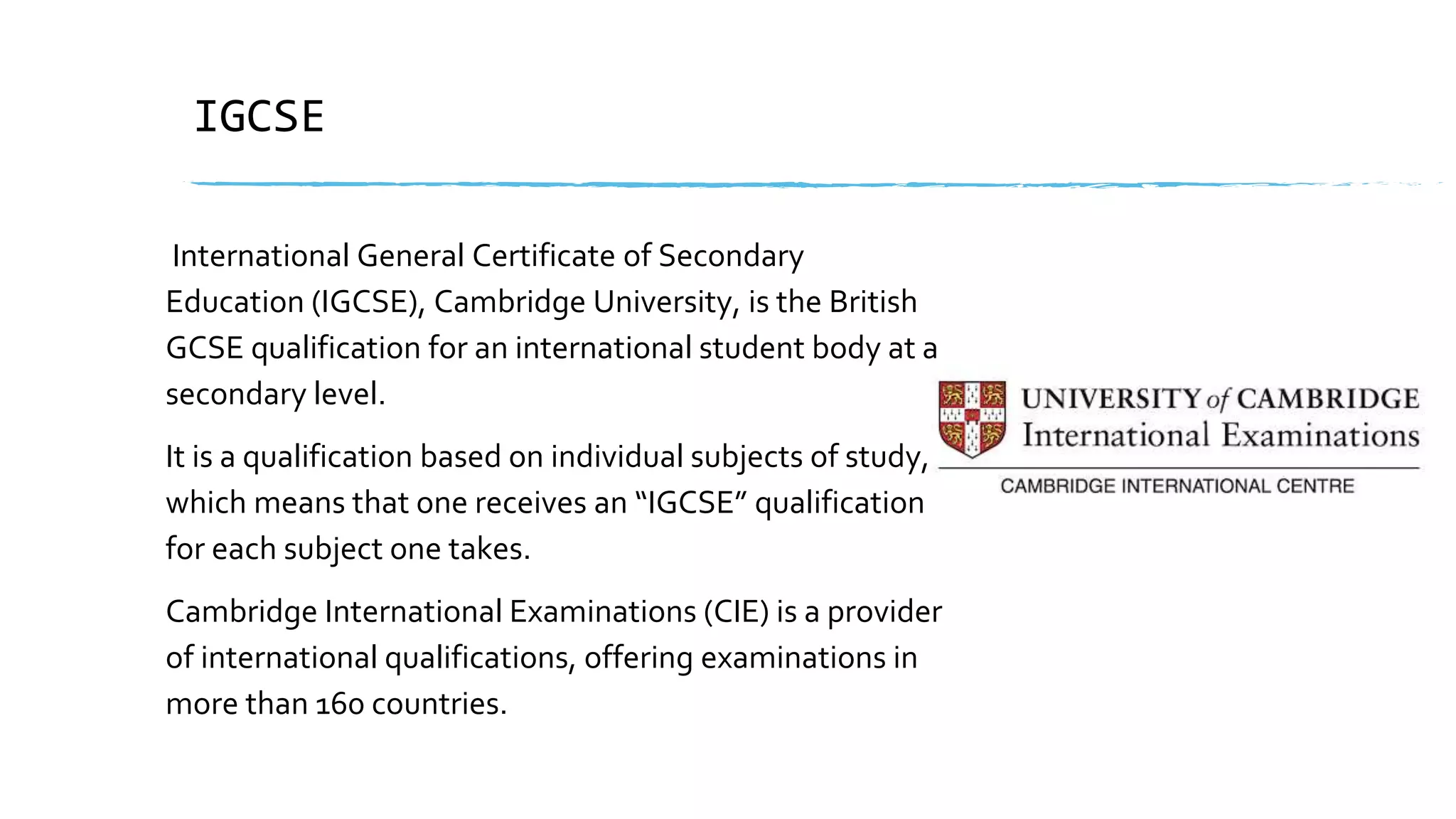 What's the Difference Between IGCSE and IB Boards? | PPTX