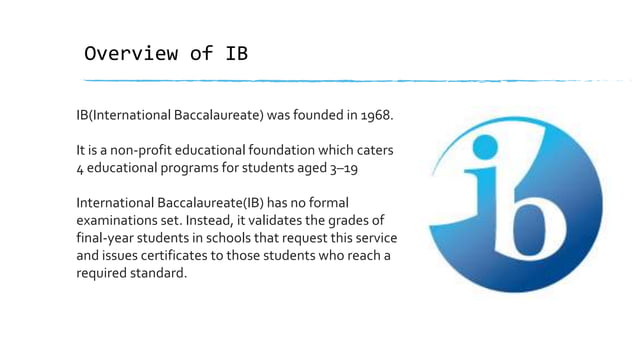 What's the Difference Between IGCSE and IB Boards? | PPTX | Secondary ...