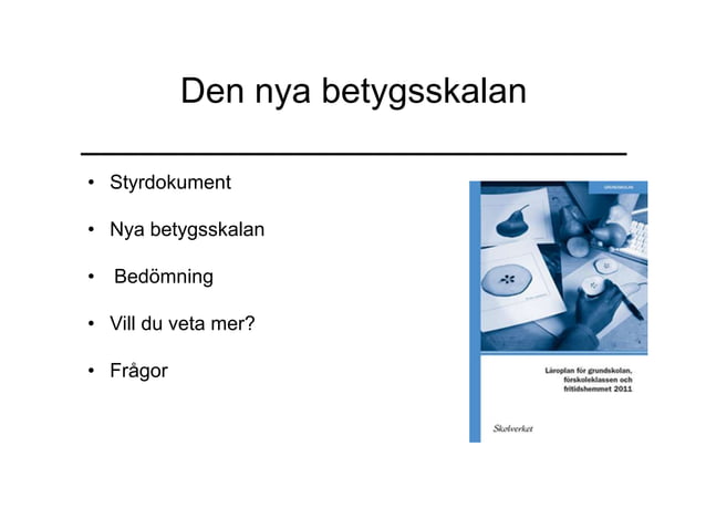 Understanding the Swedish grading system | PPTX