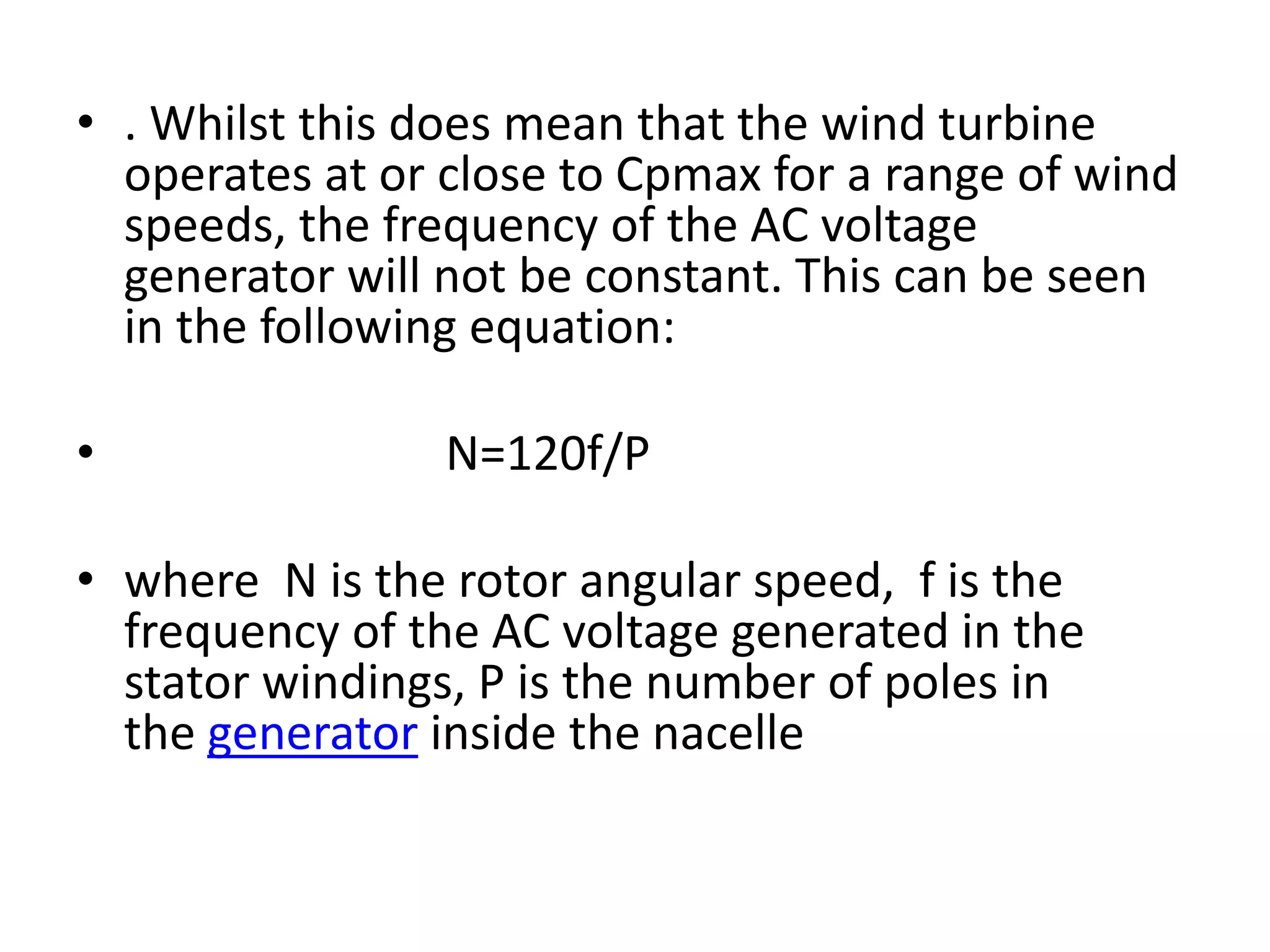 Betz speed limit and tip speed ratio | PPTX