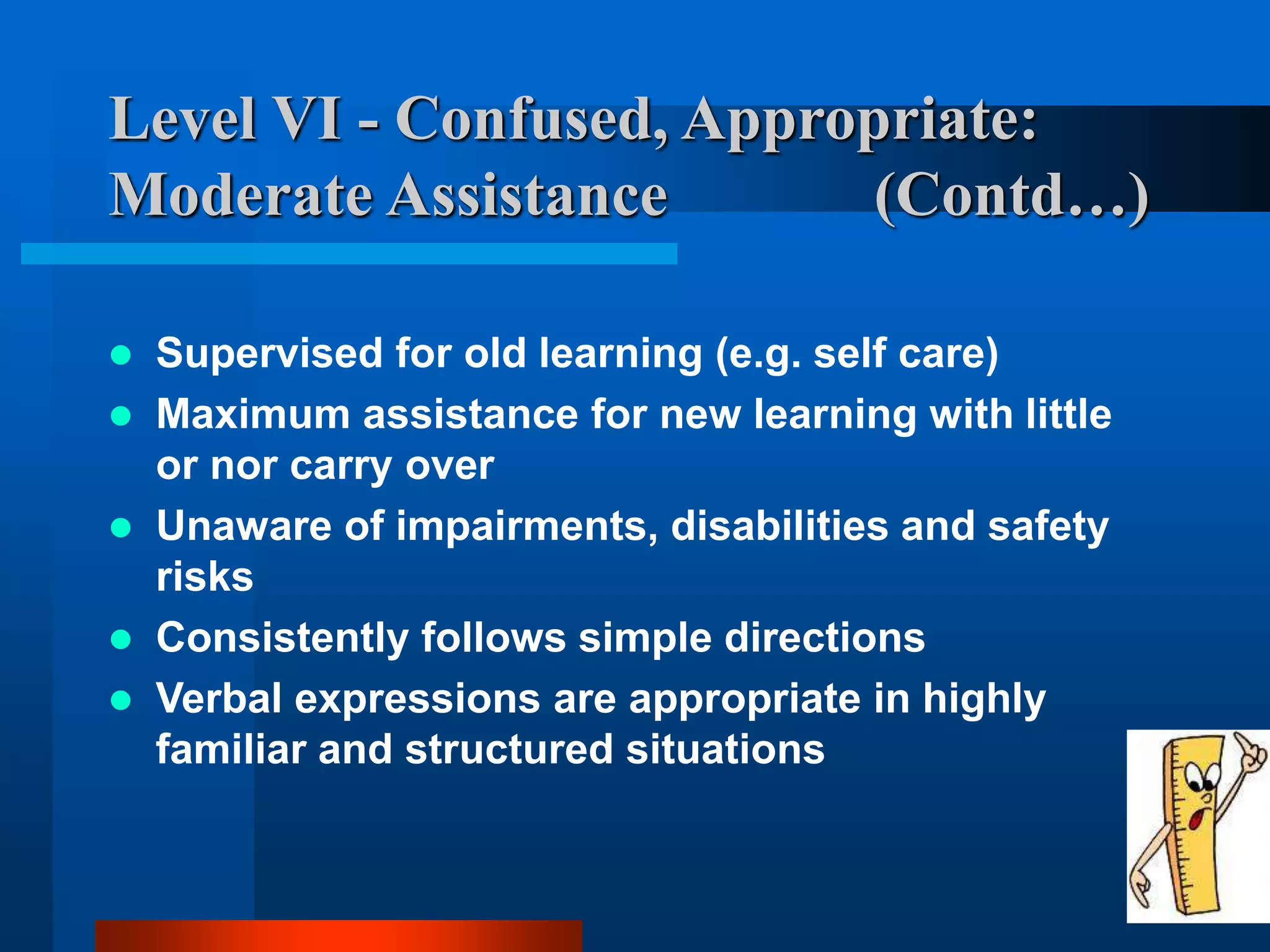 Physiotherapy Management in Head Injury Based on RLA Scale | PPT