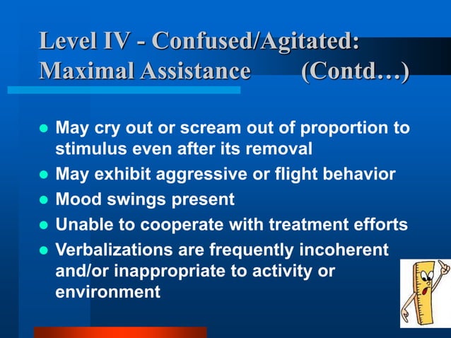 Physiotherapy Management in Head Injury Based on RLA Scale | PPT