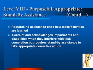 Physiotherapy Management in Head Injury Based on RLA Scale | PPT