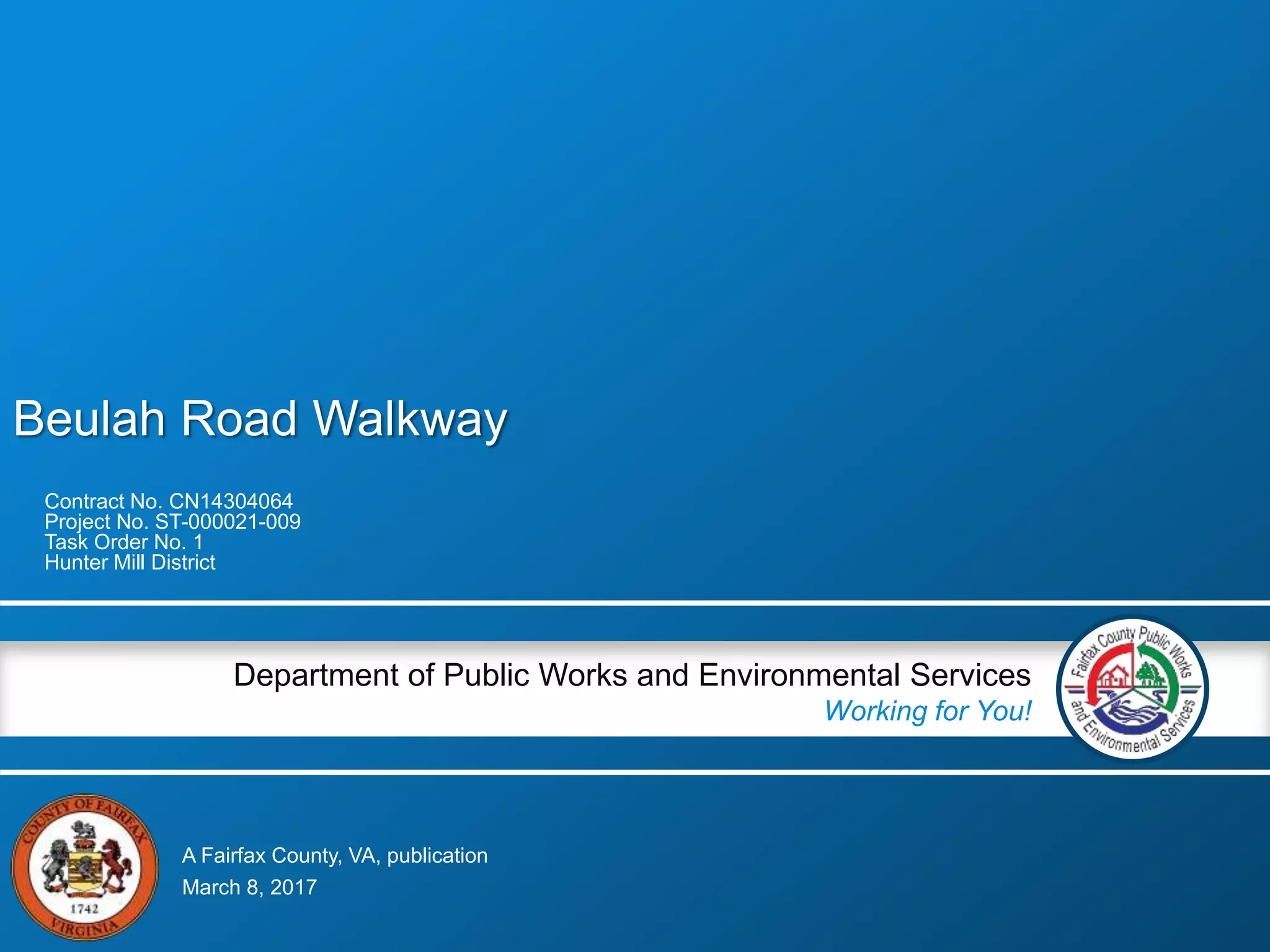 Beulah Road Walkway | PPT