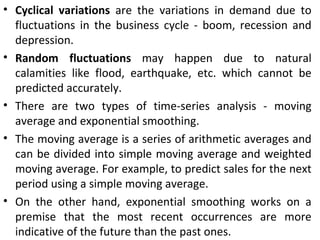 Forecasting And Decision Making | PPT