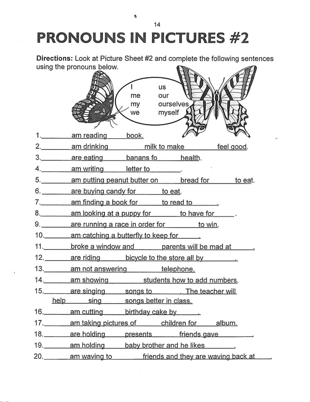 practice with pronouns | PDF