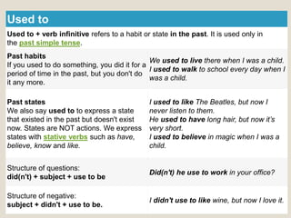 Be used to, get used to, used to.pptx