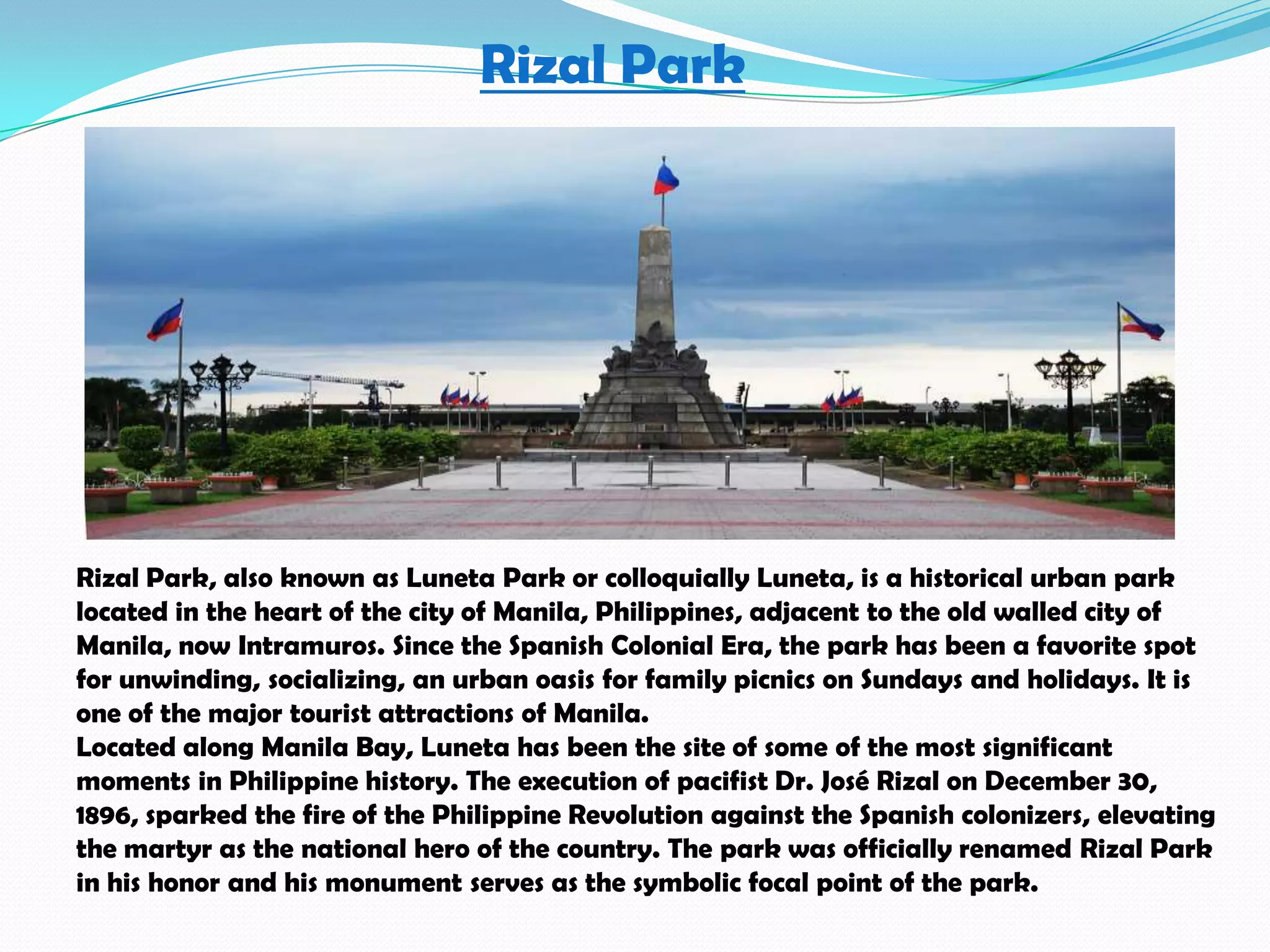Beutiful philippine and the most common landmarks. . | PPTX