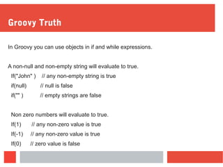 Groovy intro | PPT