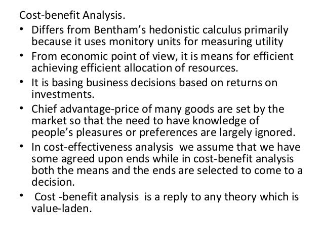 Hedonic calculus example - robotres