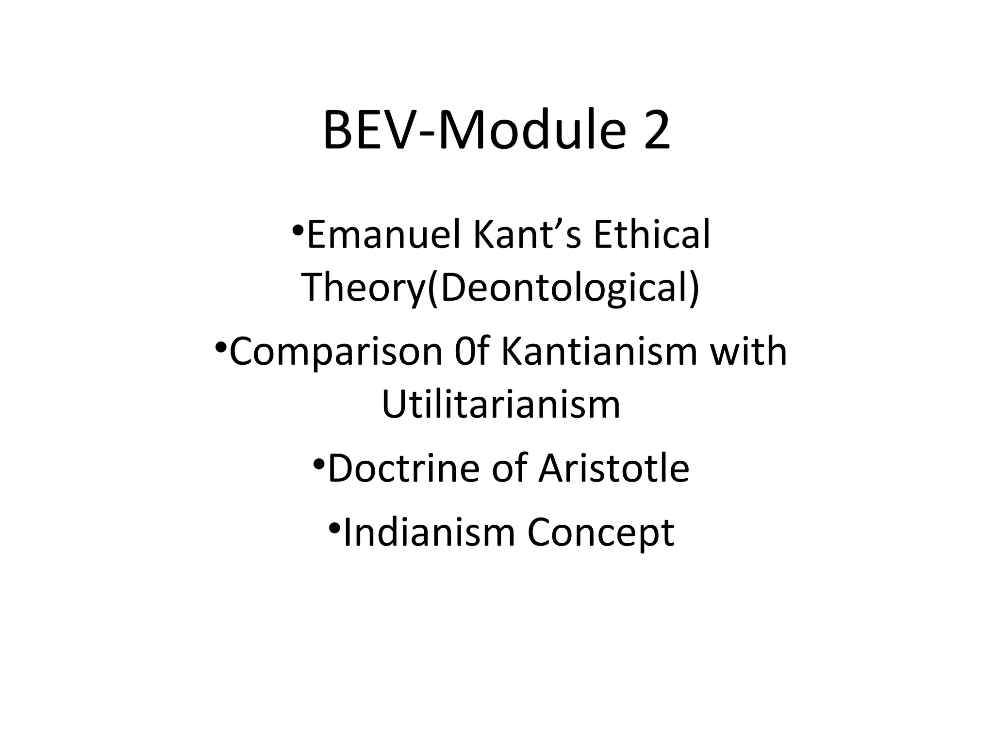 Bev module 2 | PPT | Hinduism | Religion & Spirituality