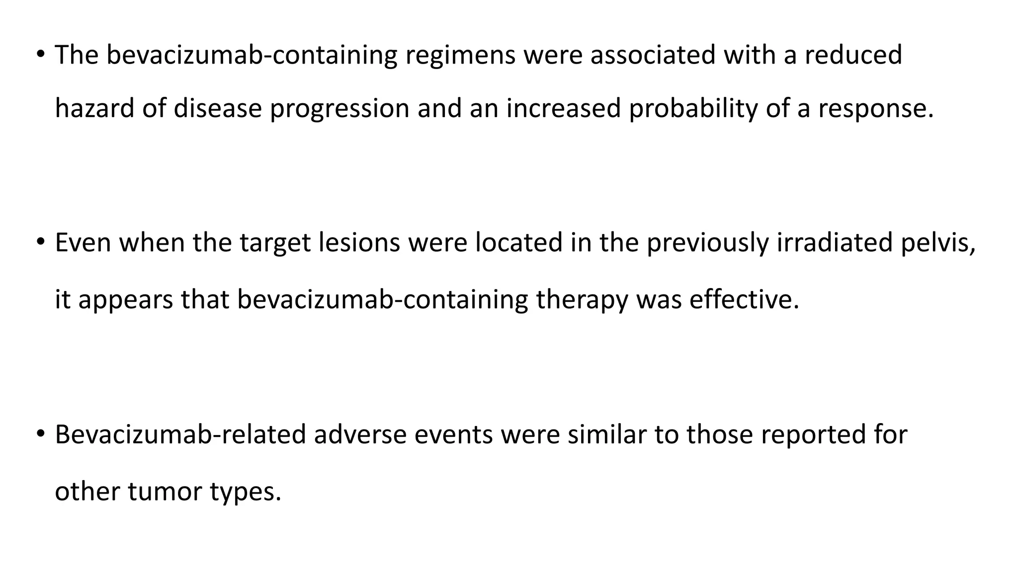 GOG 240 Bevacizumab in carcinoma cervix | PPTX