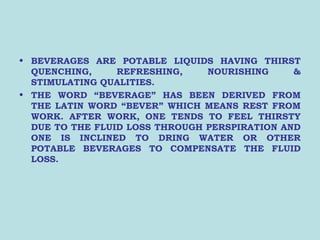 Beverage | PPT