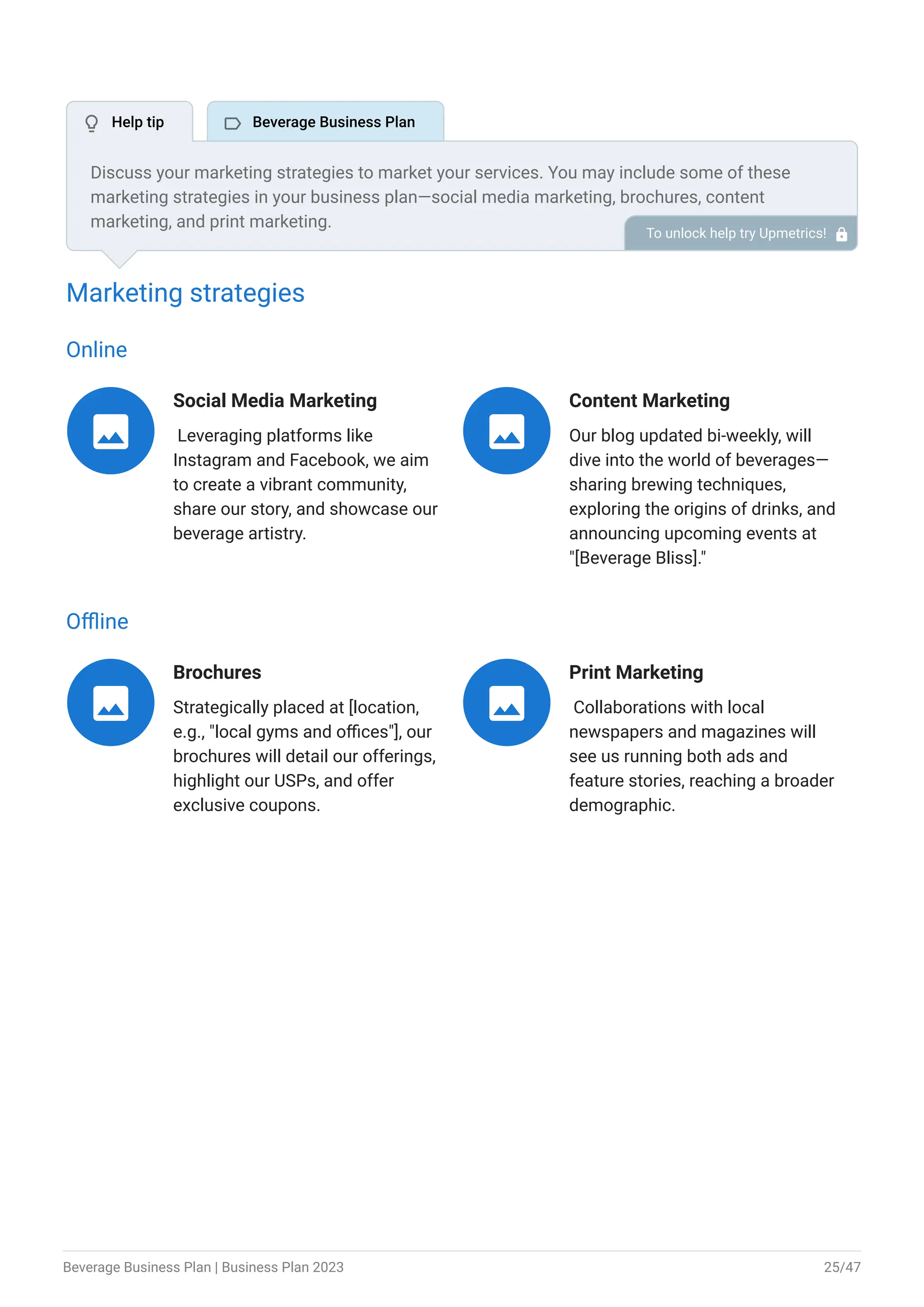 Beverage Business Plan Example | PDF